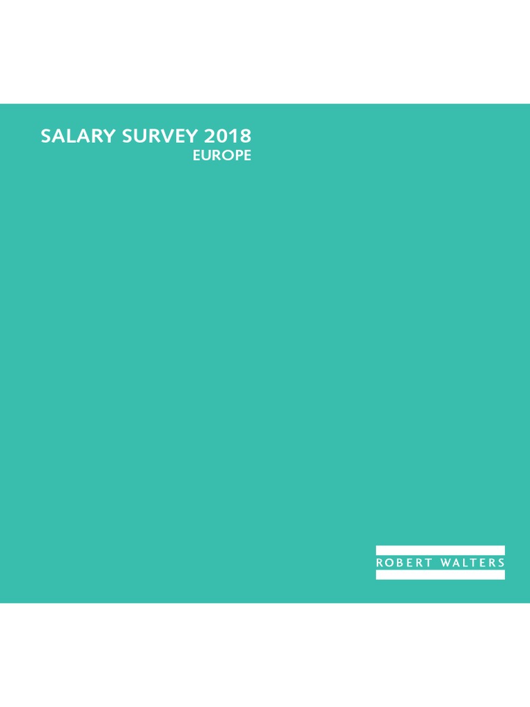 RW European Salary Survey 2018 Part 1 | PDF | Recruitment | Employment