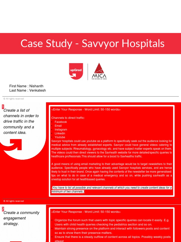 Savvyor+Hospitals Project - Nishanth | PDF | Internet Forum | You Tube