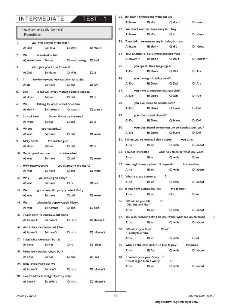 English Intermediate 1 | PDF | English Language | Linguistics