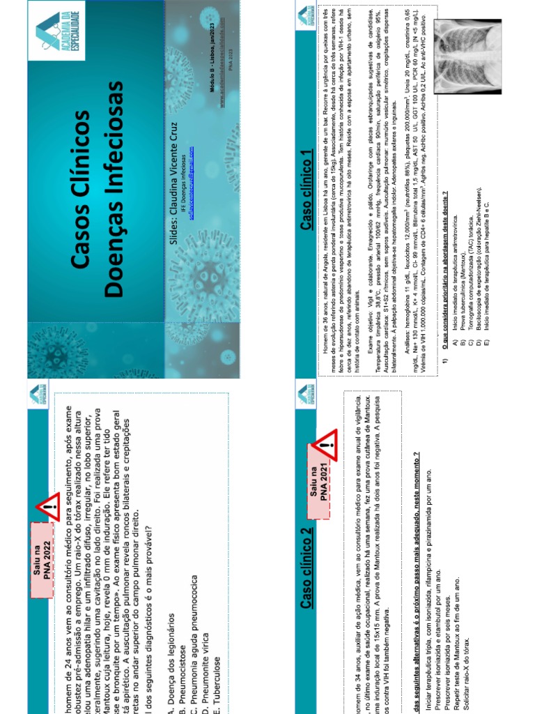 Casos Clínicos de Infecciologia 1 | PDF