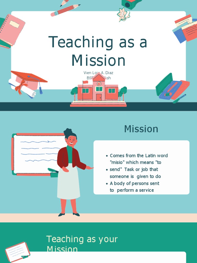 Teaching as a Mission: Key Elements | PDF