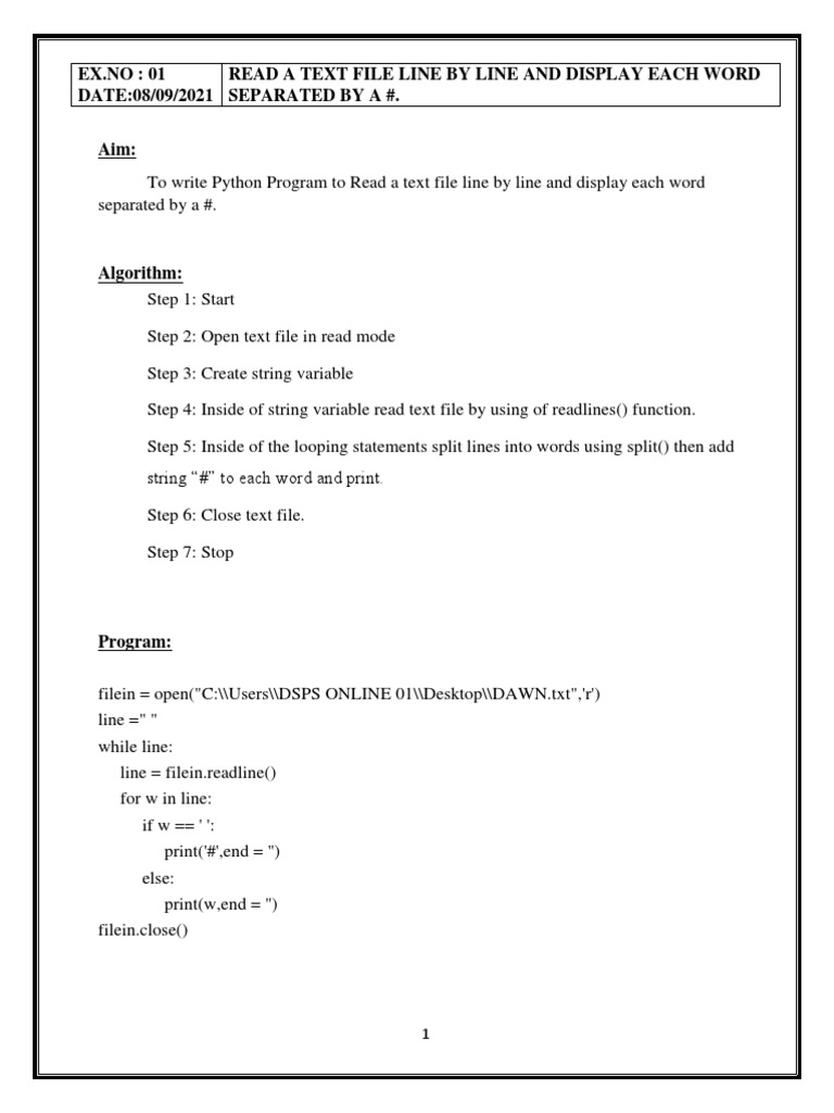 Python File Operations: Read, Count, Remove, and Update | PDF ...