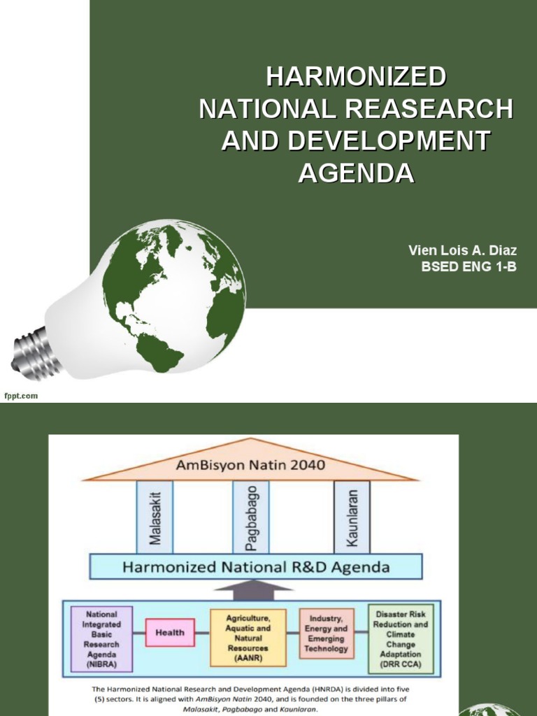 Harmonized National R&D Agenda | PDF | Disaster Risk Reduction | Economies