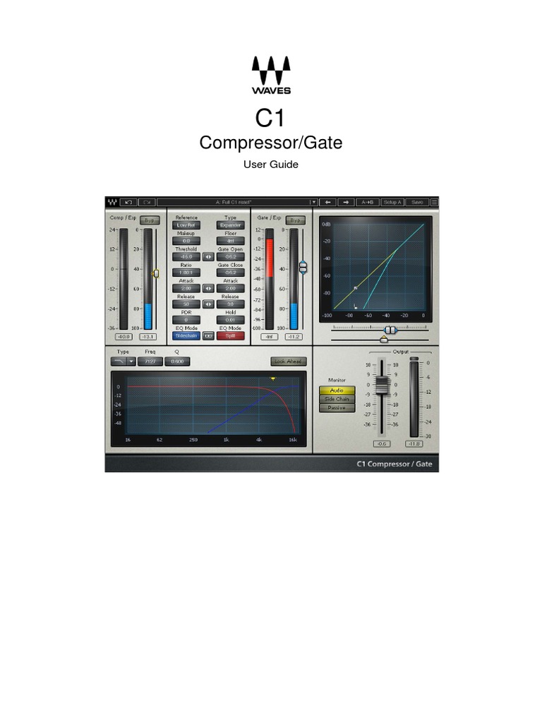 c1 Compressor | PDF | Equalization (Audio) | Sound