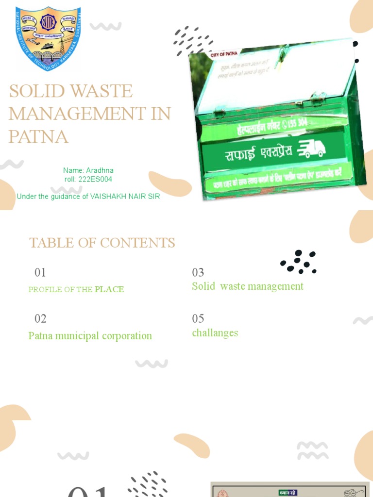 Patna SWM Assignment | PDF | Municipal Solid Waste | Landfill