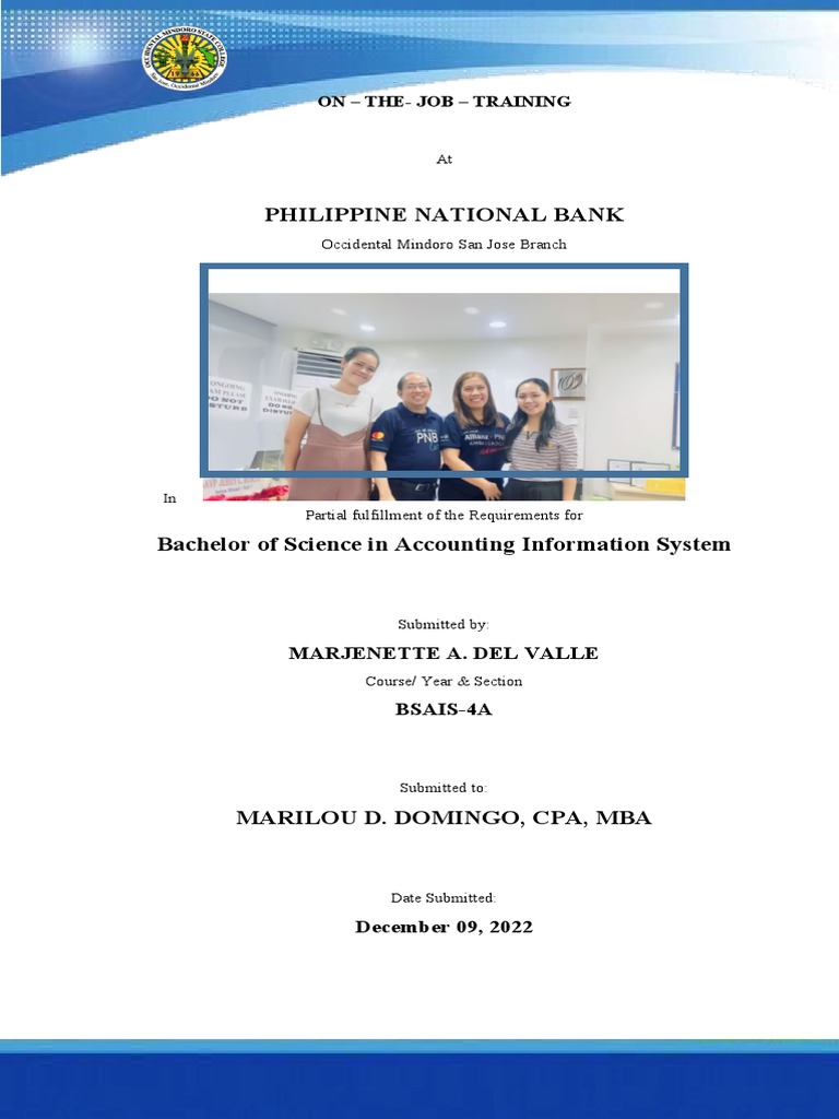 Portfolio Ojt | PDF