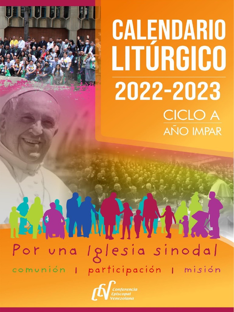Calendario Liturgico Pastoral 2022 2023 Version 1 | PDF | Misa (liturgia) | Pascua de Resurrección