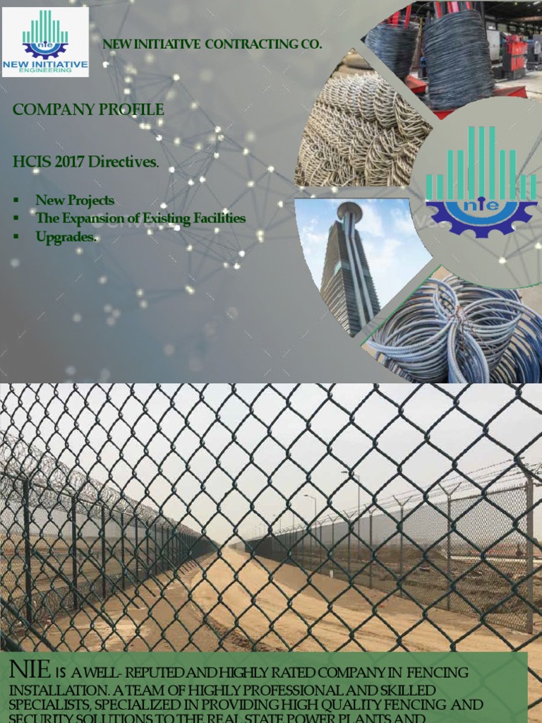 NIE Fence Profile Rev 02 | Download Free PDF | Screw | Wire