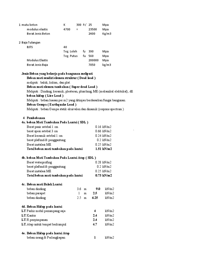 300 25 Mpa 225 FC 18.68 Mpa 250 FC 20.75 Mpa Mpa | PDF | Teknologi ...