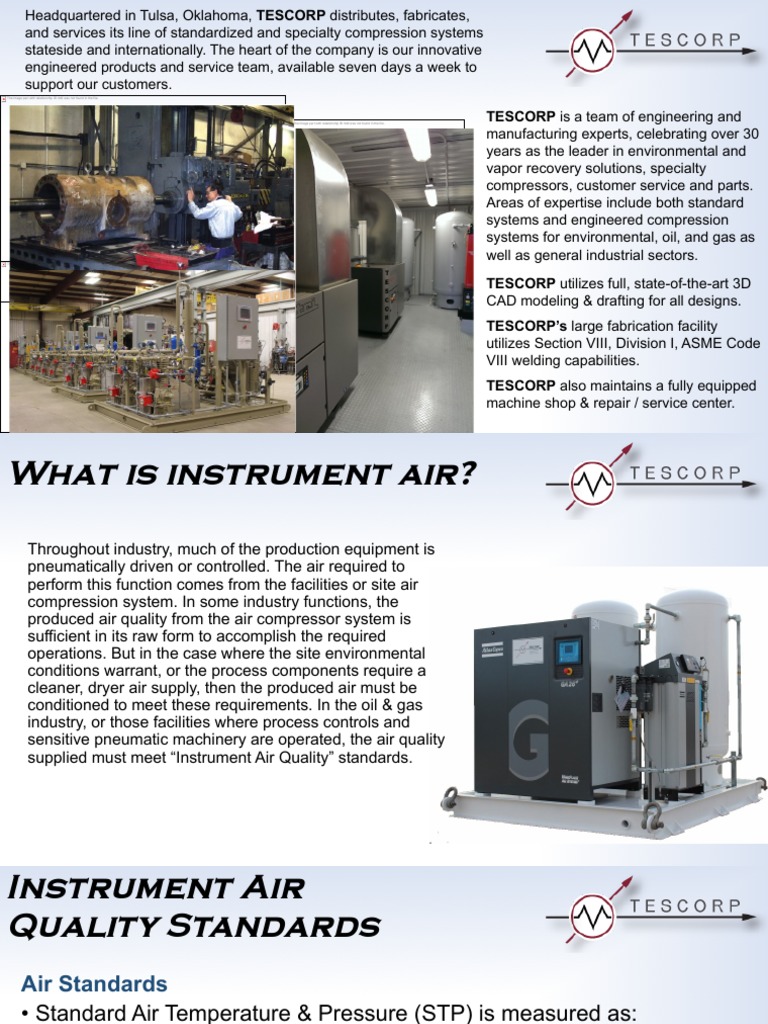 Instrument Air Presentation Power Point | PDF | Atmosphere Of Earth ...