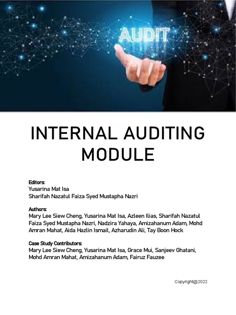Internal Auditing Module (2022) | PDF | Internal Audit | Audit