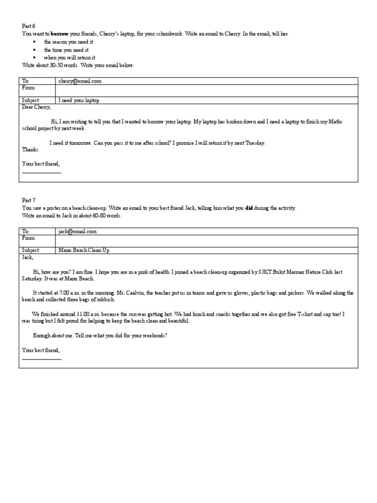 Year 6 UASA Answers | PDF