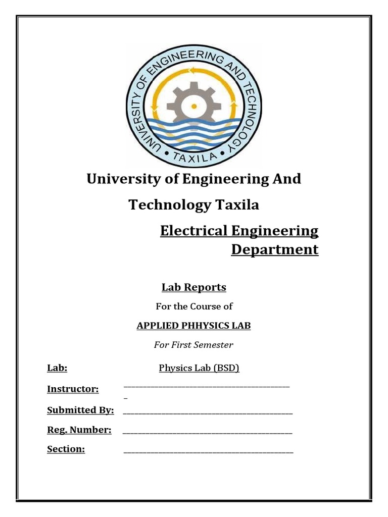 UET AP-L Front Page | PDF