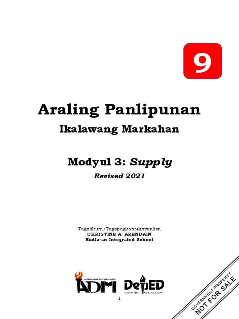 Revised AP9 M3 Q2 | PDF