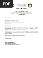 BLS Request Letter | PDF