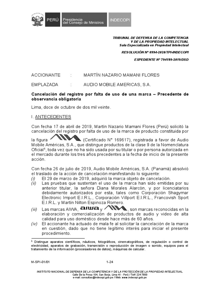Origen de la marca Aiwa en Perú | PDF | Marca comercial | Marca