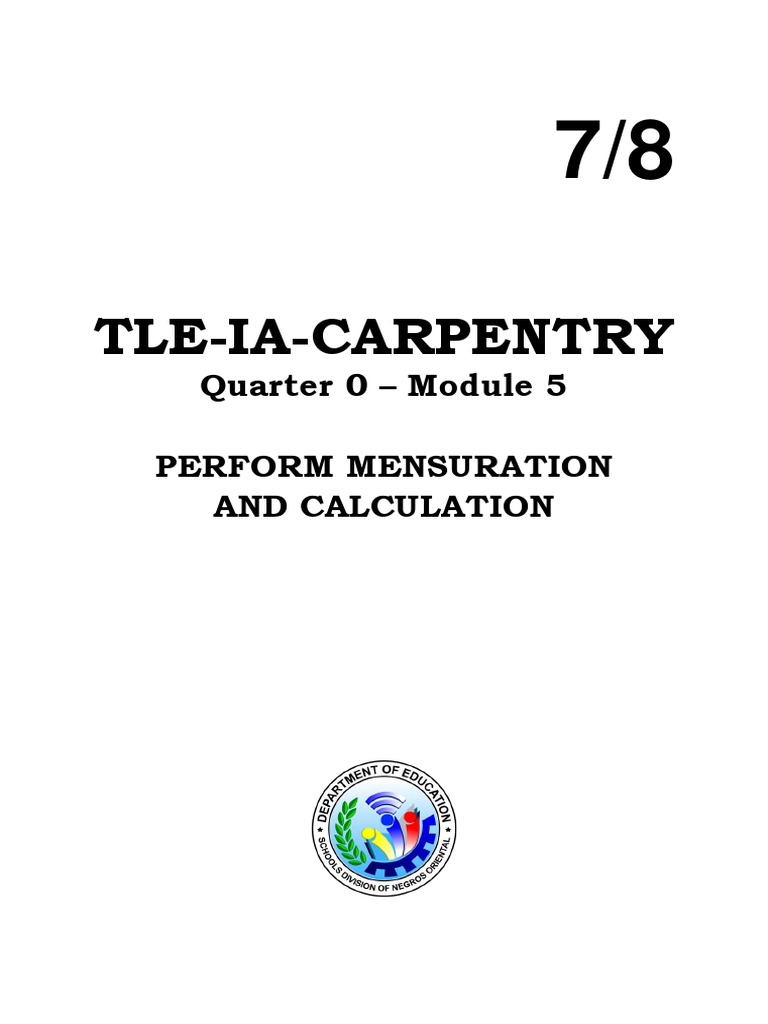 PDF Q0 Module 5 Carpentry 7 8 | PDF