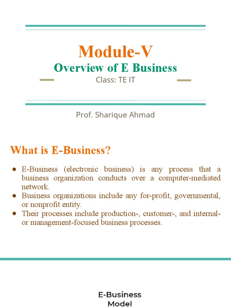 Understanding E-Business Models: A Comprehensive Look at Key Concepts ...