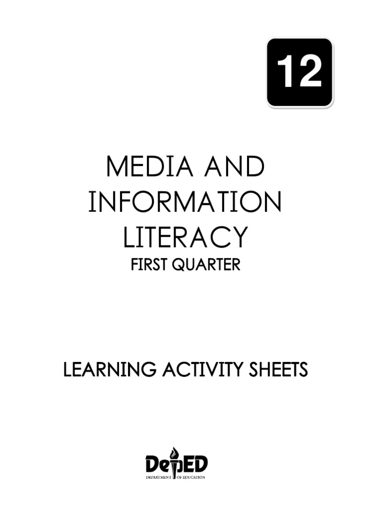 Media and Information Literacy Overview | PDF | Communication | Media ...