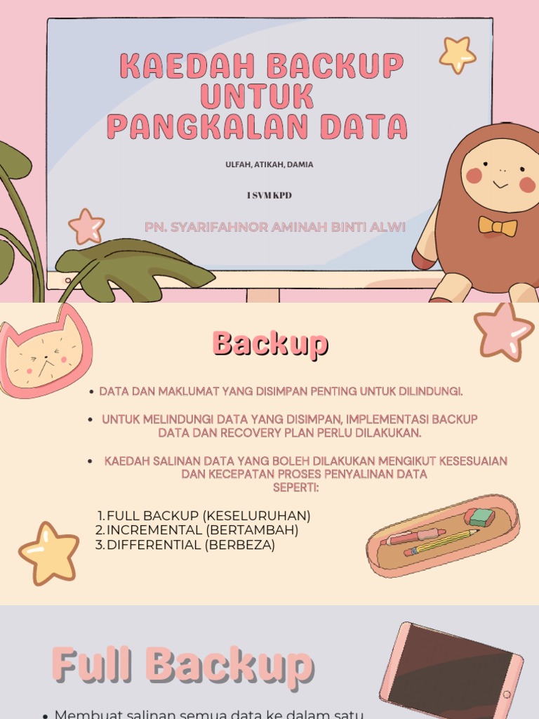 Jenis Kaedah Backup Untuk Pangkalan Data | PDF | Komputer