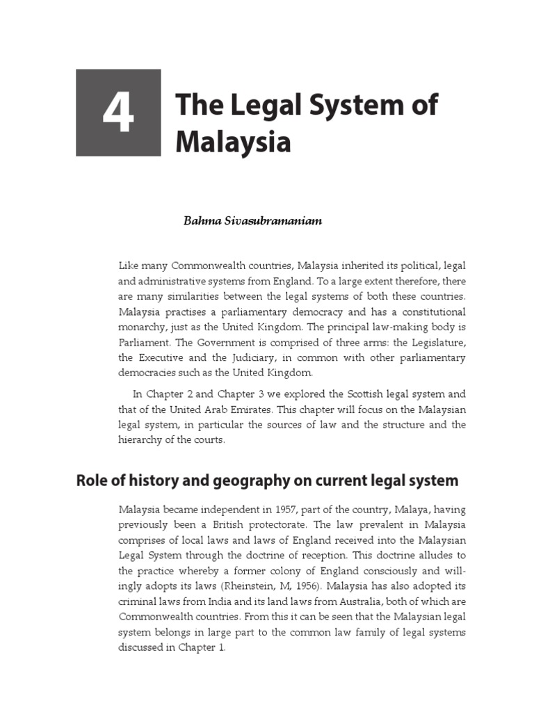 Chapter 4 | PDF | Malaysia | Constitution
