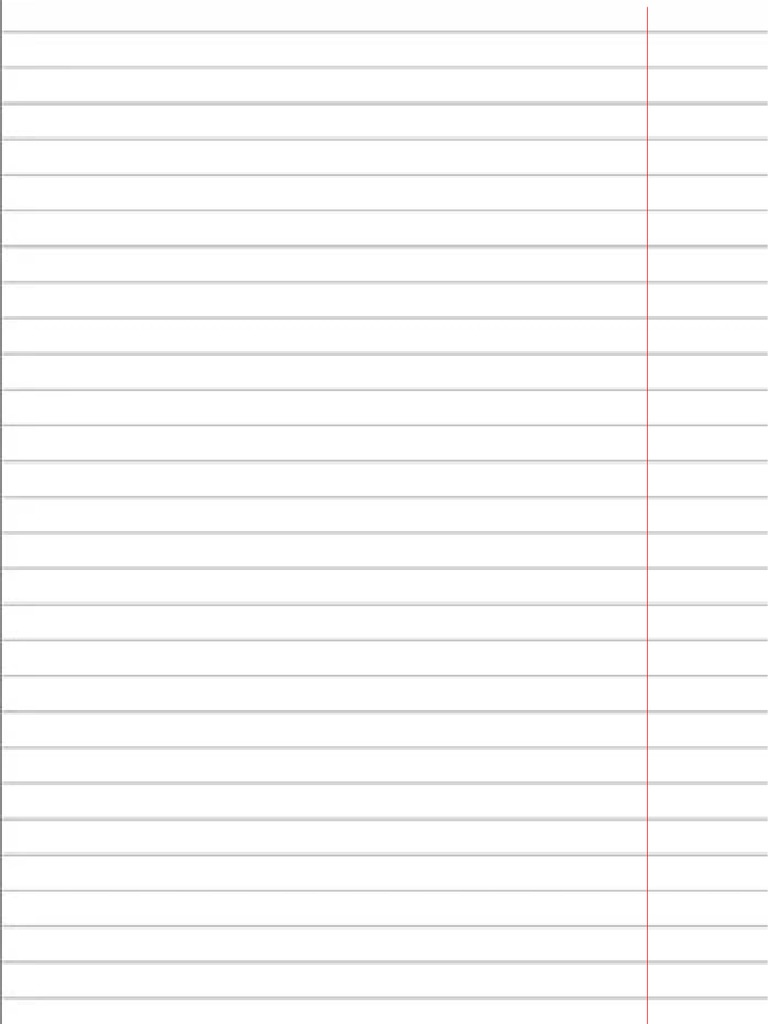 Kartka A4 Linia | PDF