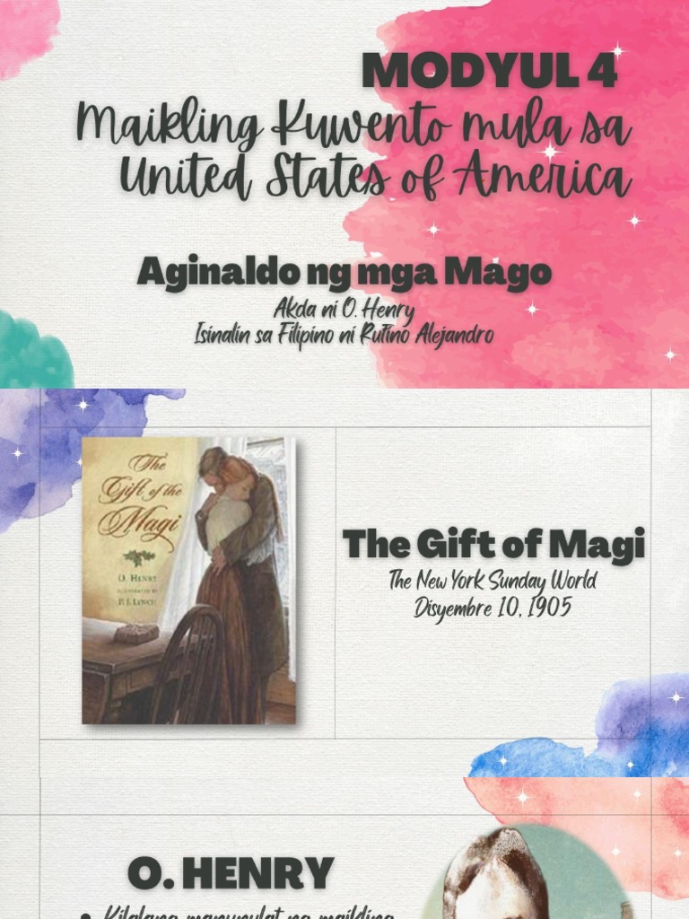 Quarter 2, Module 4 - Maikling Kuwento Mula Sa Estados Unidos | PDF
