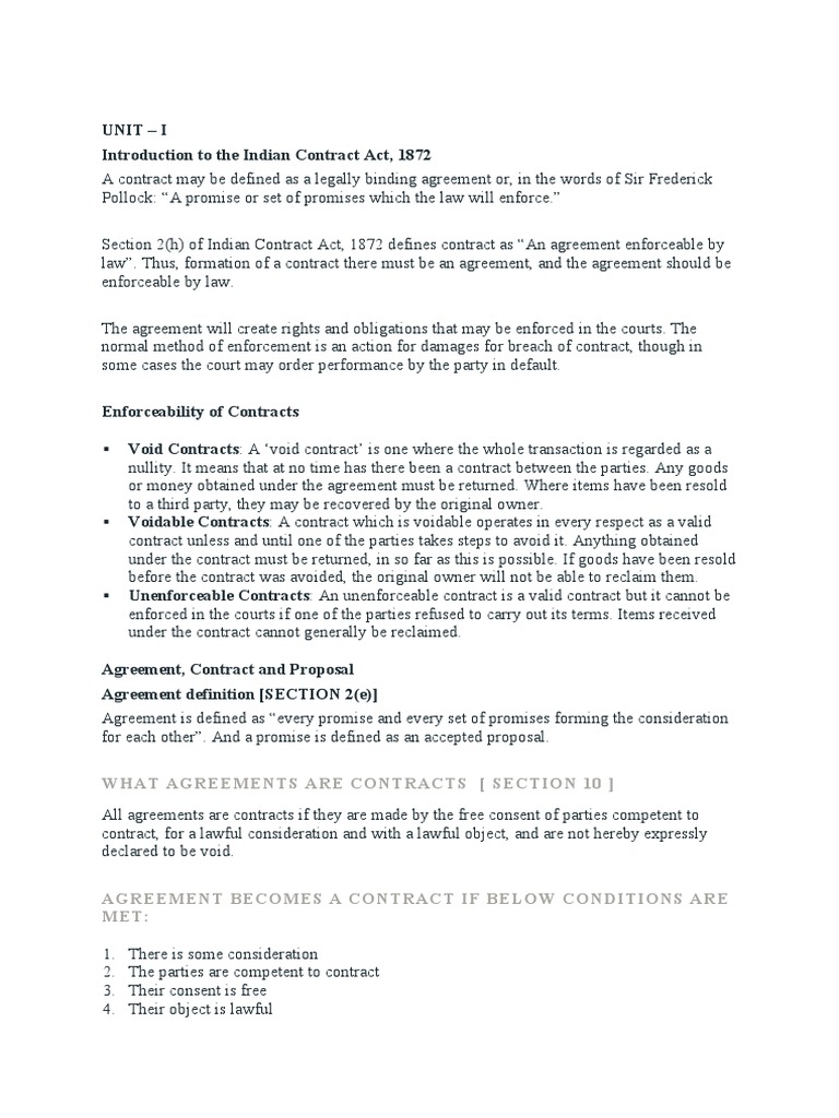 CONTRACT | PDF | Consideration | Offer And Acceptance