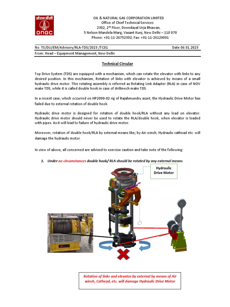 Technical Circular RLA TDS | PDF | Elevator