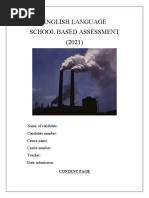 True English SBA | PDF | Adolescence | Recreational Drug Use