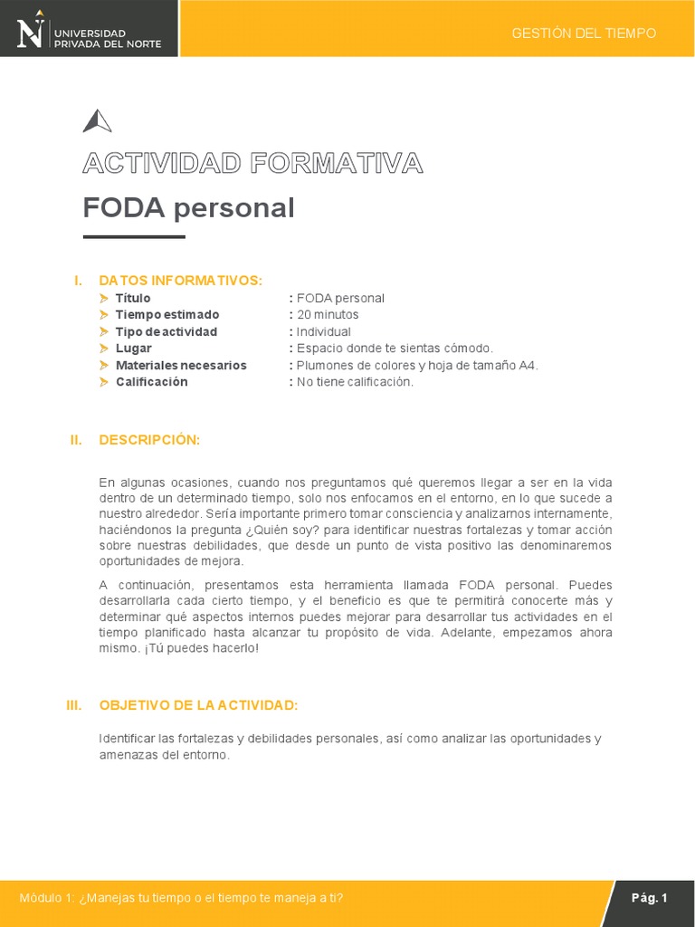 TCILoPuUMSN4ocMK - EkJ5iwsxeG2QCzUf-Actividad Formativa | PDF | Análisis FODA