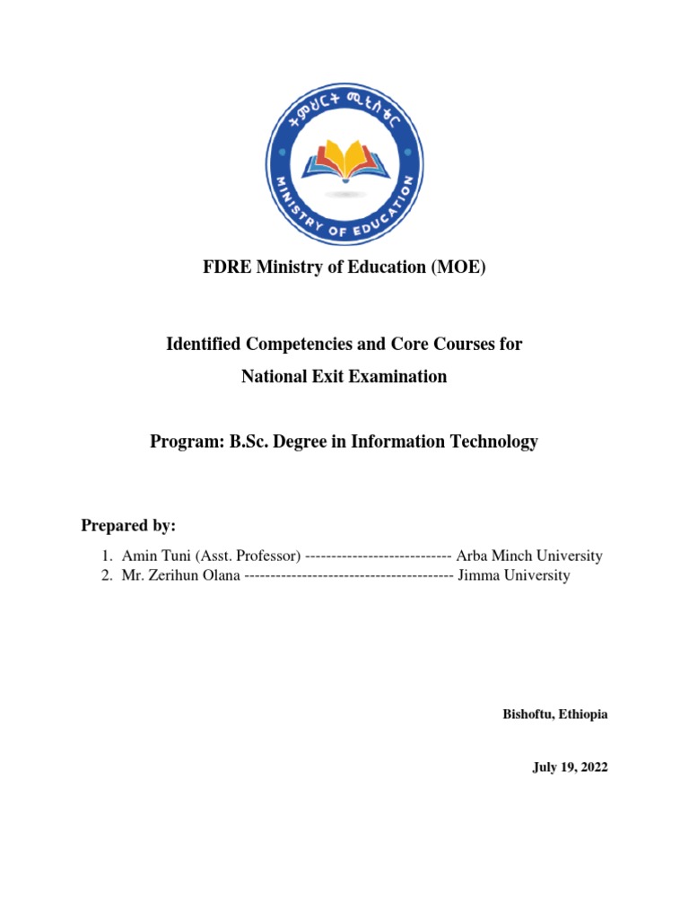 BSC in Information Technology | PDF