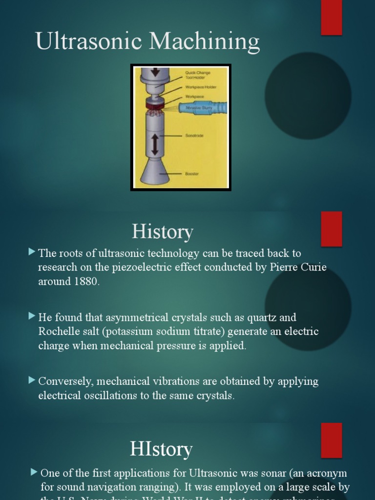 Ultrasonic Machining | PDF | Piezoelectricity | Ultrasound