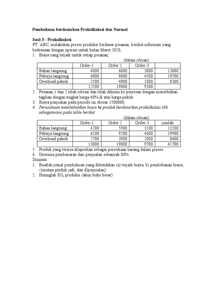 Soal Latihan APM MG 3 | PDF