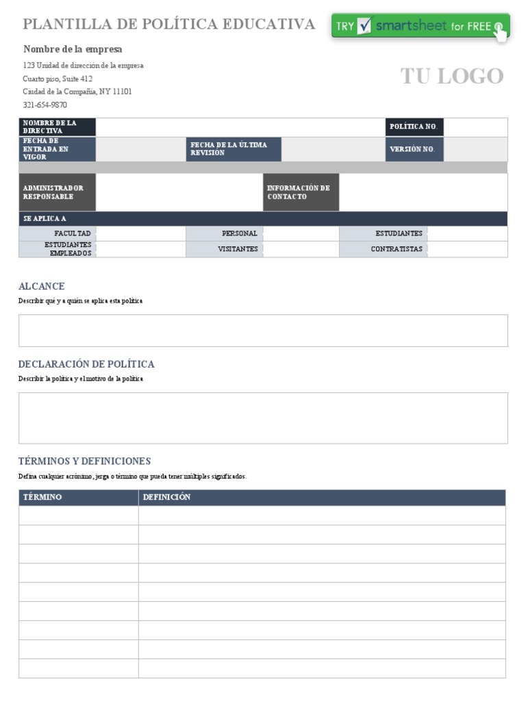 IC Education Policy Template 27117 01 ES | PDF | Red mundial | Internet ...