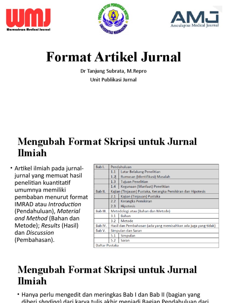 Format Artikel Jurnal | PDF