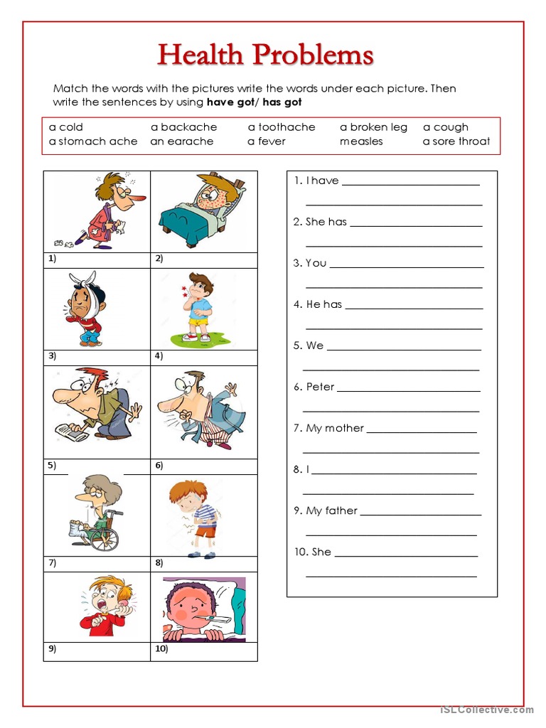 Health Problems-Have Got - Has Got | PDF | Wellness