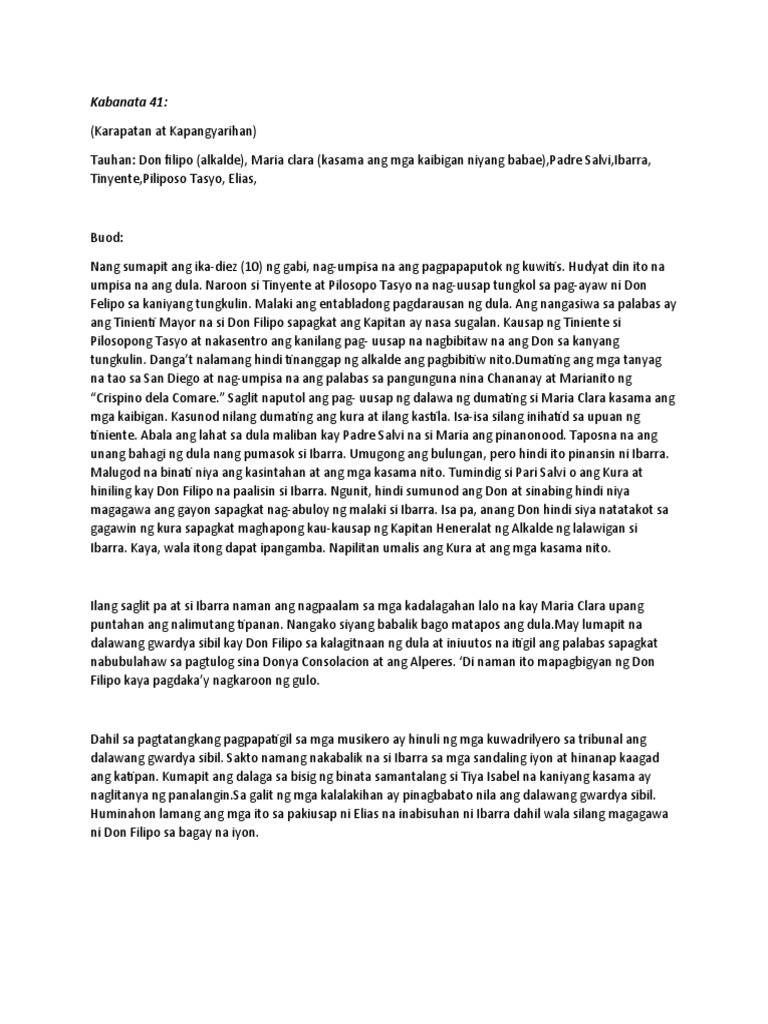 Kabanata 41 48 | PDF