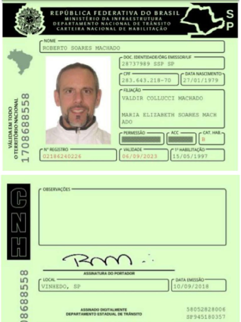 CNH Frente e Verso | PDF