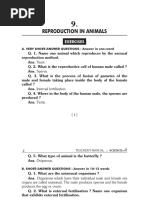 Reproduction in Animals CLASS VIII NOTES | PDF | Reproductive System ...