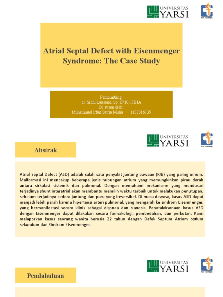 Case Report Asd W Es | PDF | Sains & Matematika