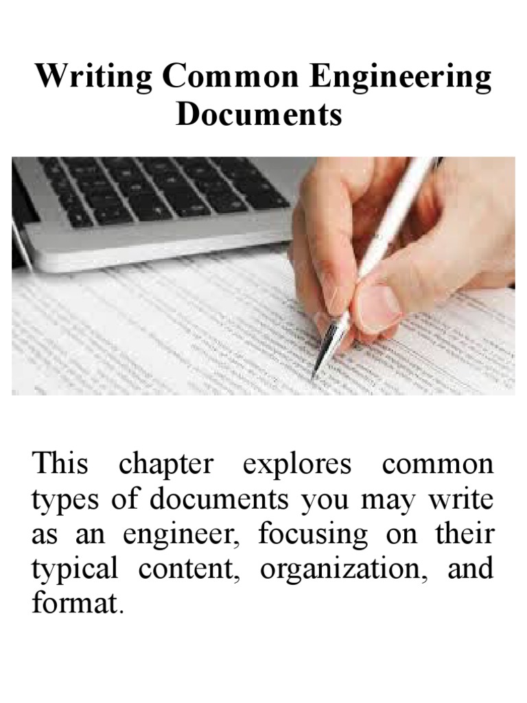 Chapter 5 Writing Common Engineering Documents | PDF