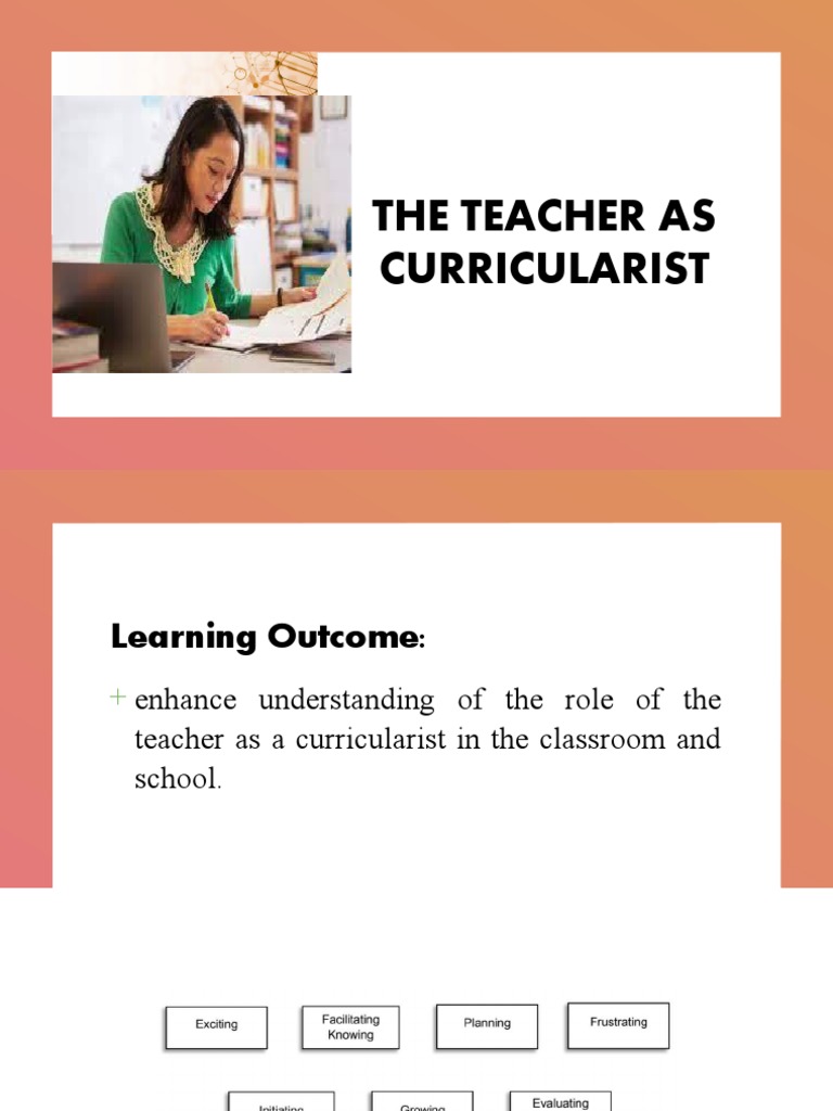 The Teacher As Curriculist | PDF | Curriculum | Teachers