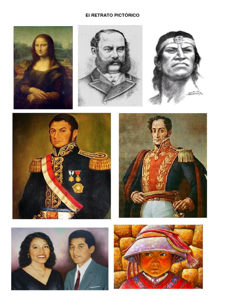Ficha Arte Retrato Pictorico | PDF | Retrato | Pintura de retrato
