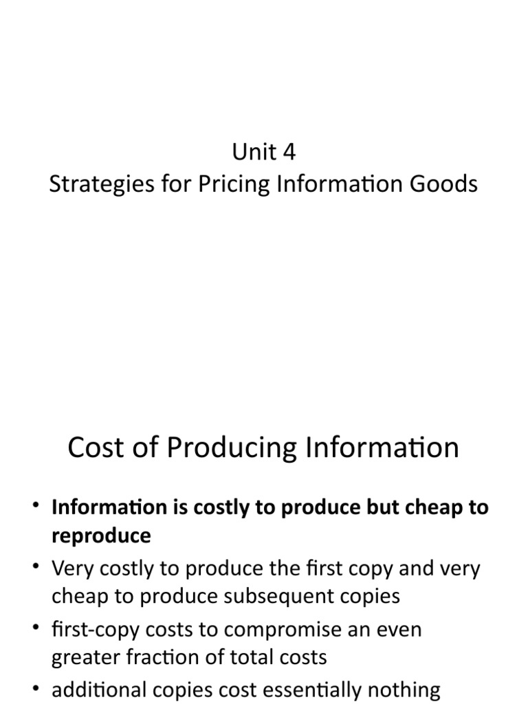 EIC Unit 4 | PDF | Pricing | Price Discrimination