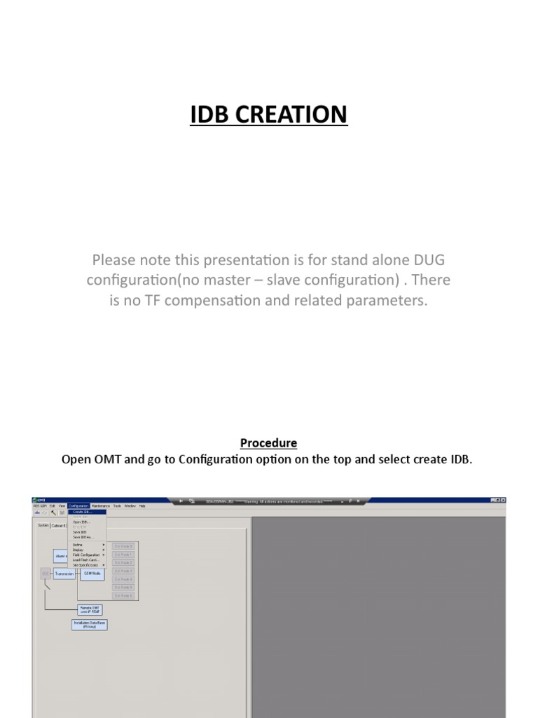 Idb Creation | PDF