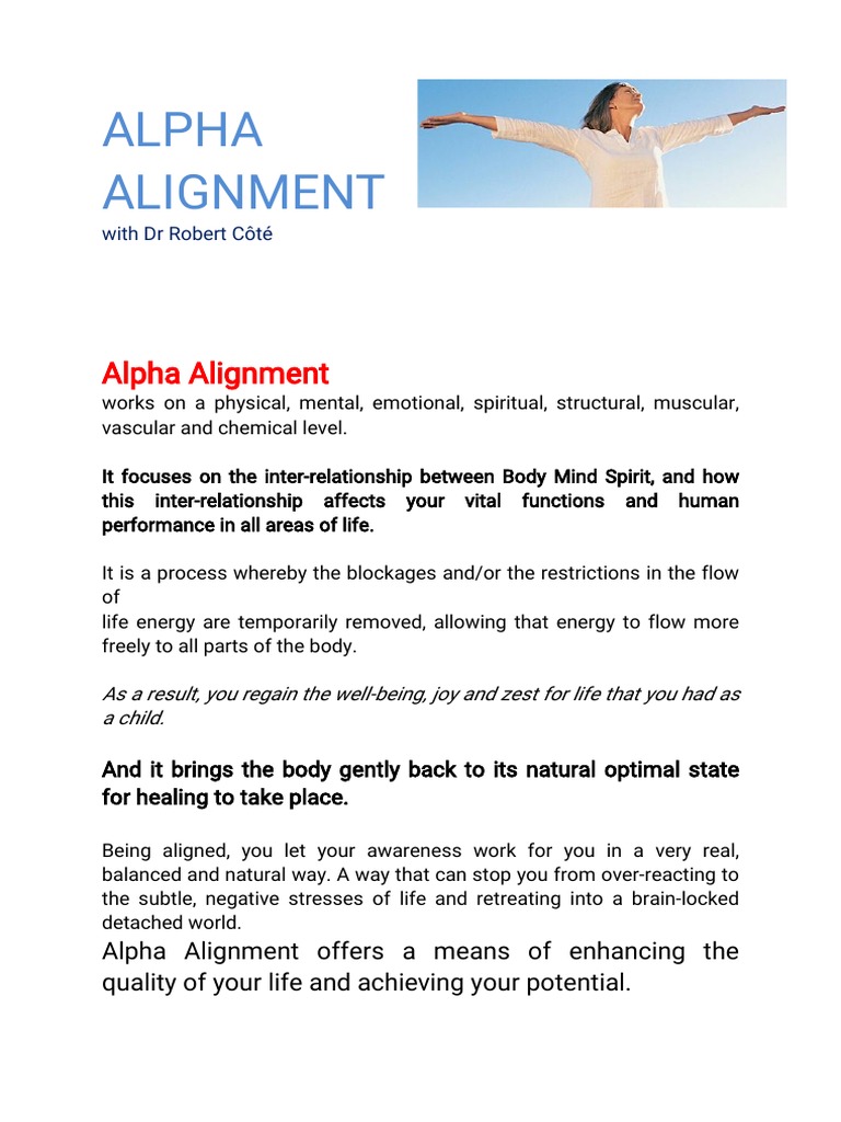 Alpha Alignment Write Up | PDF