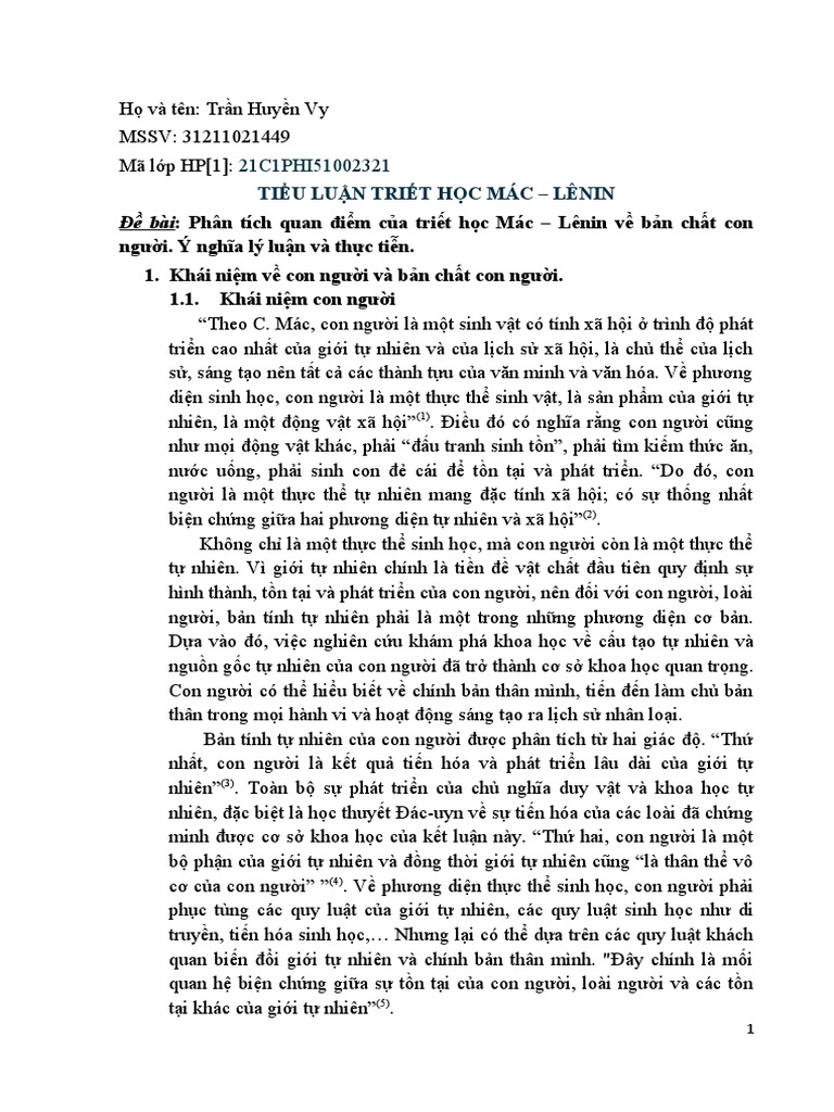 Triết học Mác - lênin | PDF