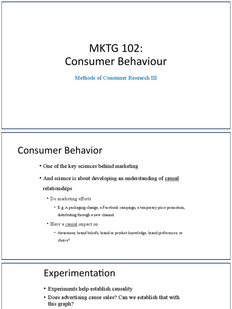 Week 3 Methods 2 - Experiment | PDF | Experiment | Validity (Statistics)