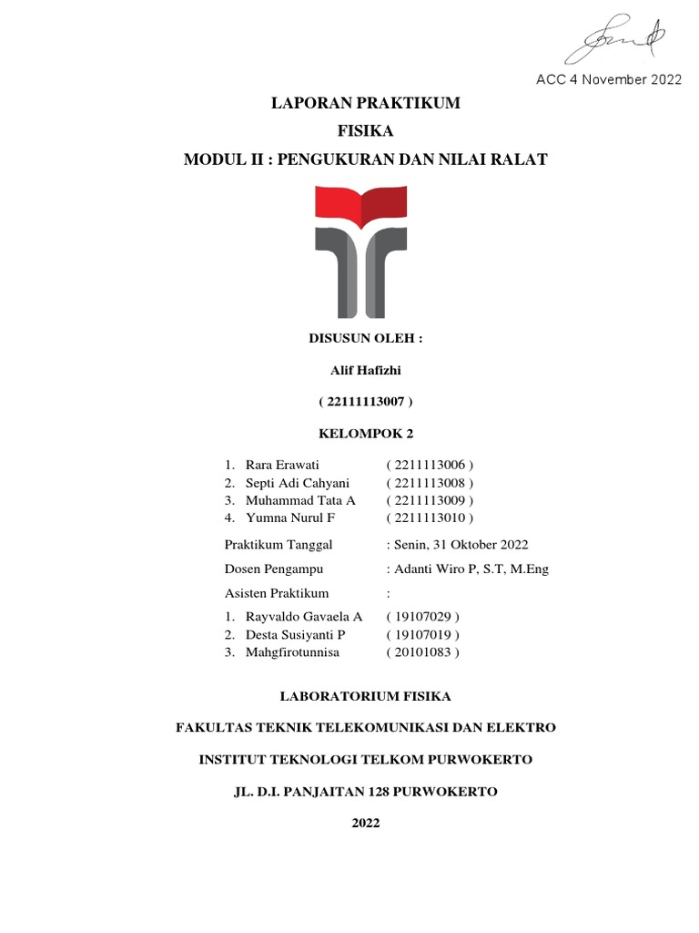 Modul 2 Pengukuran Dan Nilai Ralat | PDF